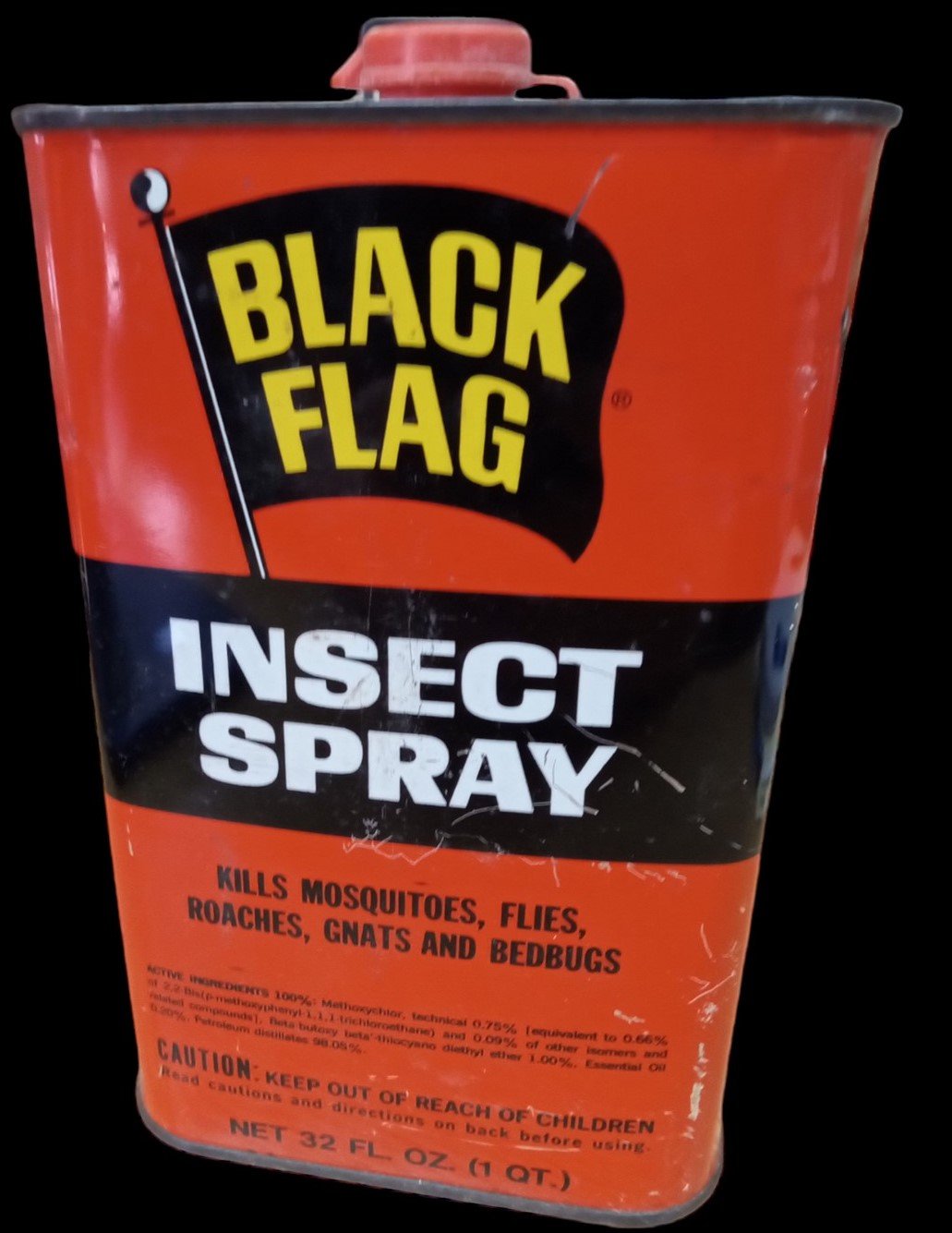 Black Flag Insect Spray Can Vintage EMPTY – Shop Cool Vintage Decor