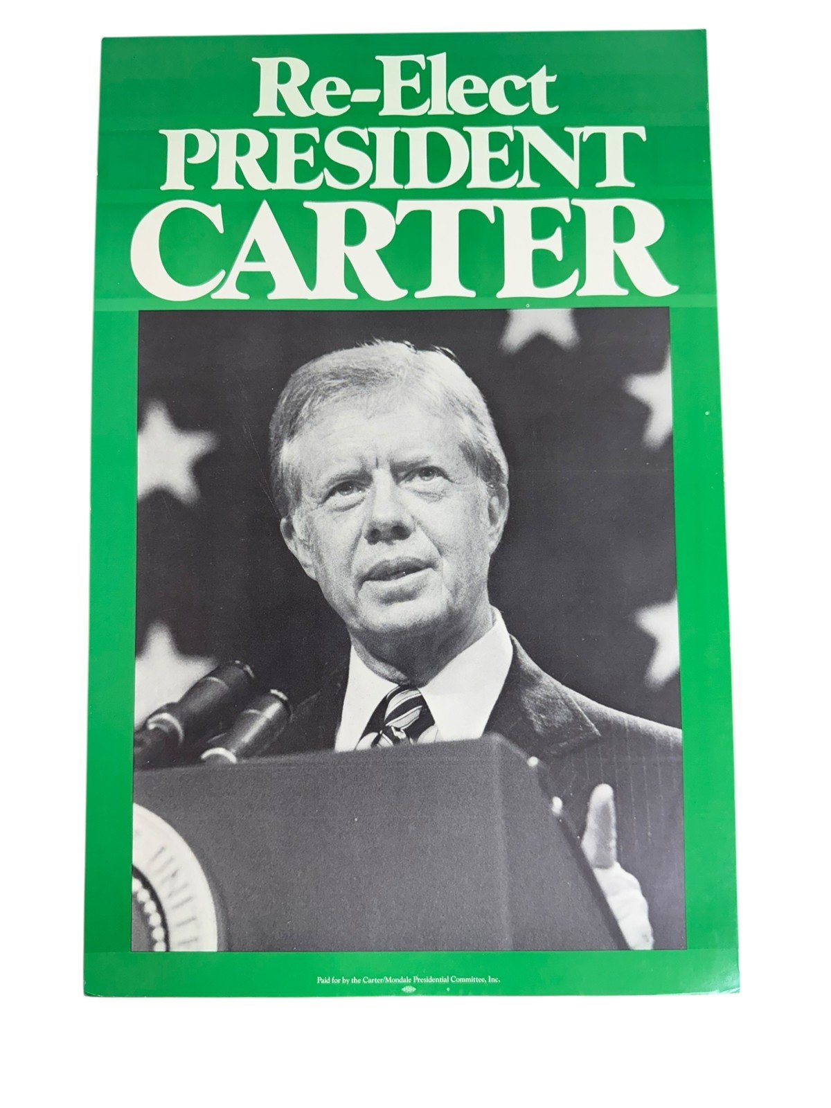 Jimmy Carter Election Poster Democrat Politics Campaign Memorabilia 19 ...